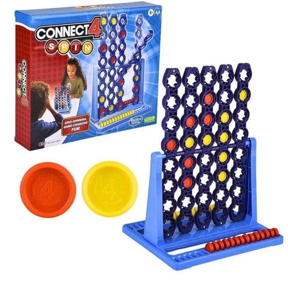 Hasbro | Toys | Hasbro Connect Four Game Blue And Yellow Puzzles And ...